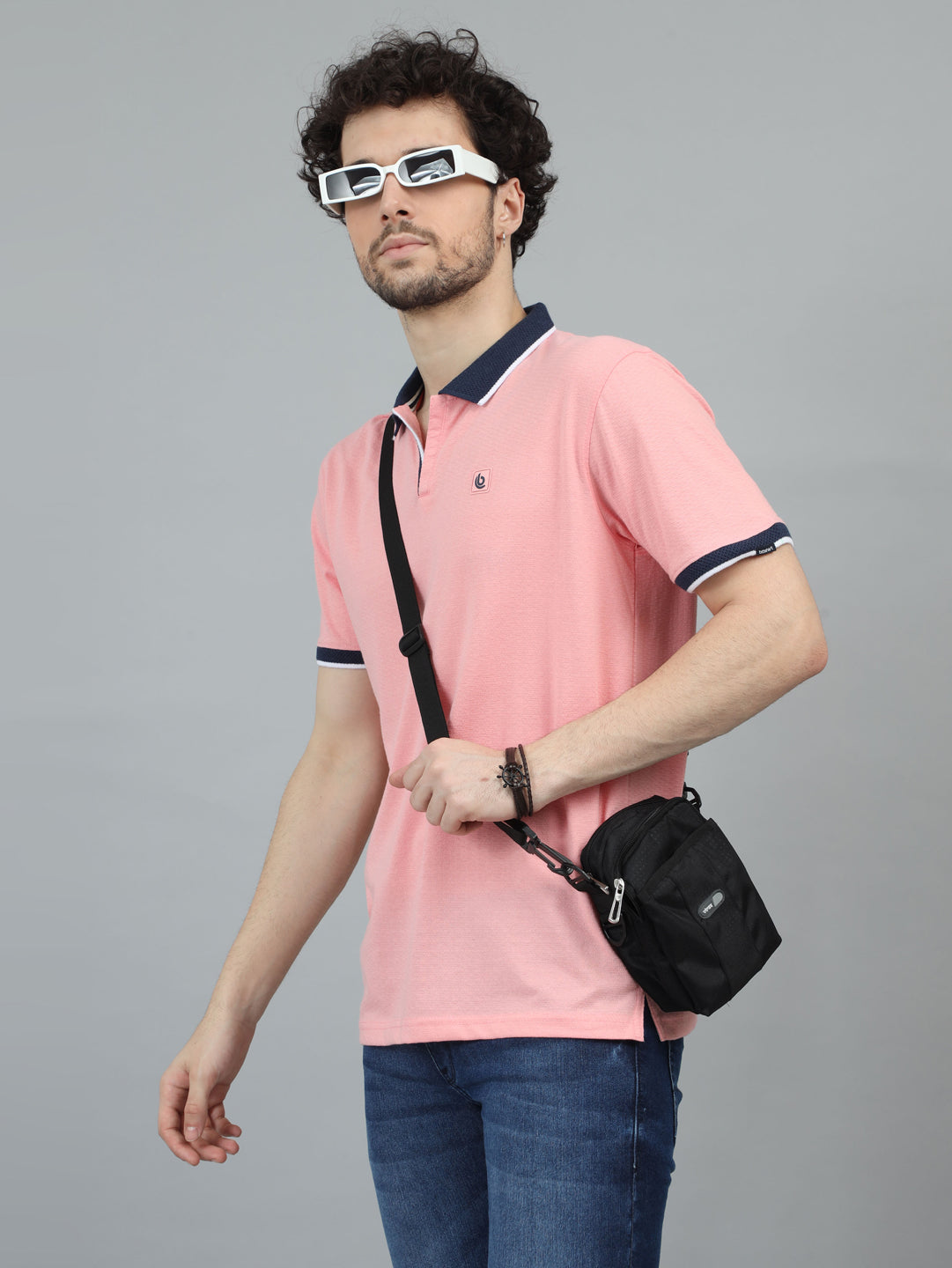 Buy Pale Chestnut Pink Polo T-Shirt Online in India Today – Bushirt